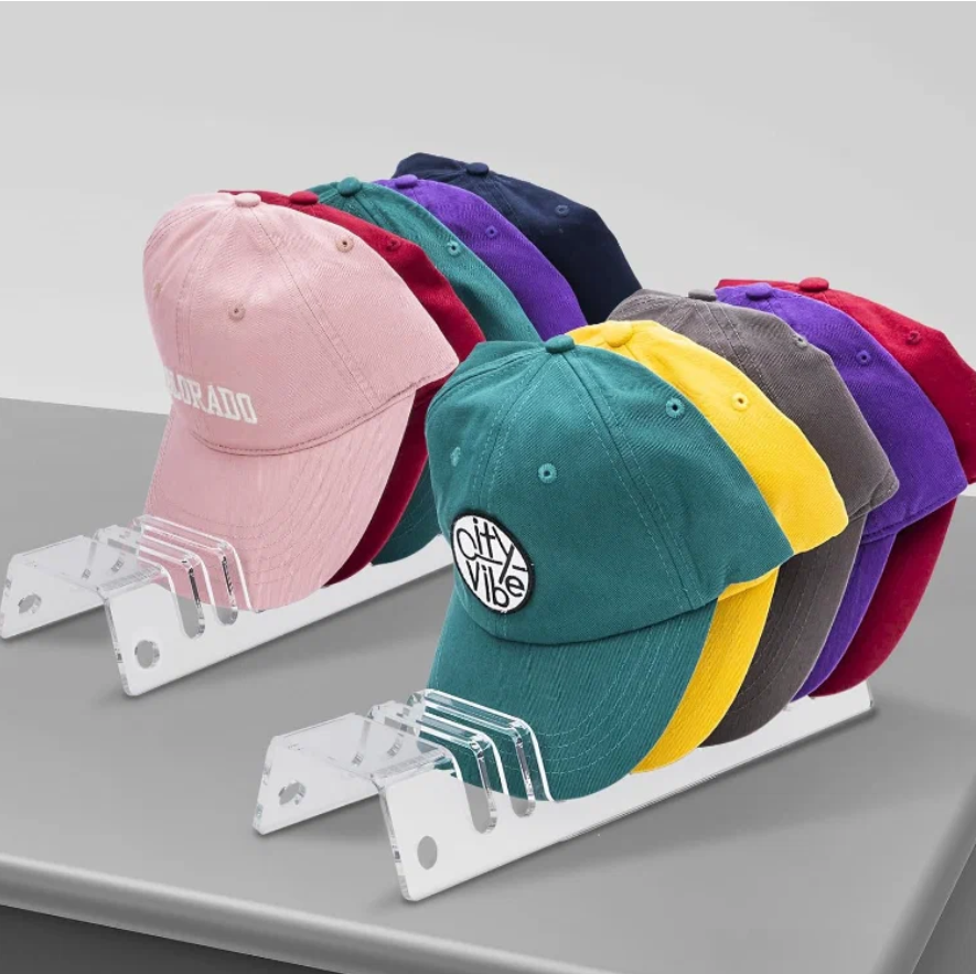 Держатель MyPads, для кепок и бейсболок, прозрачный, 35x11x5 см