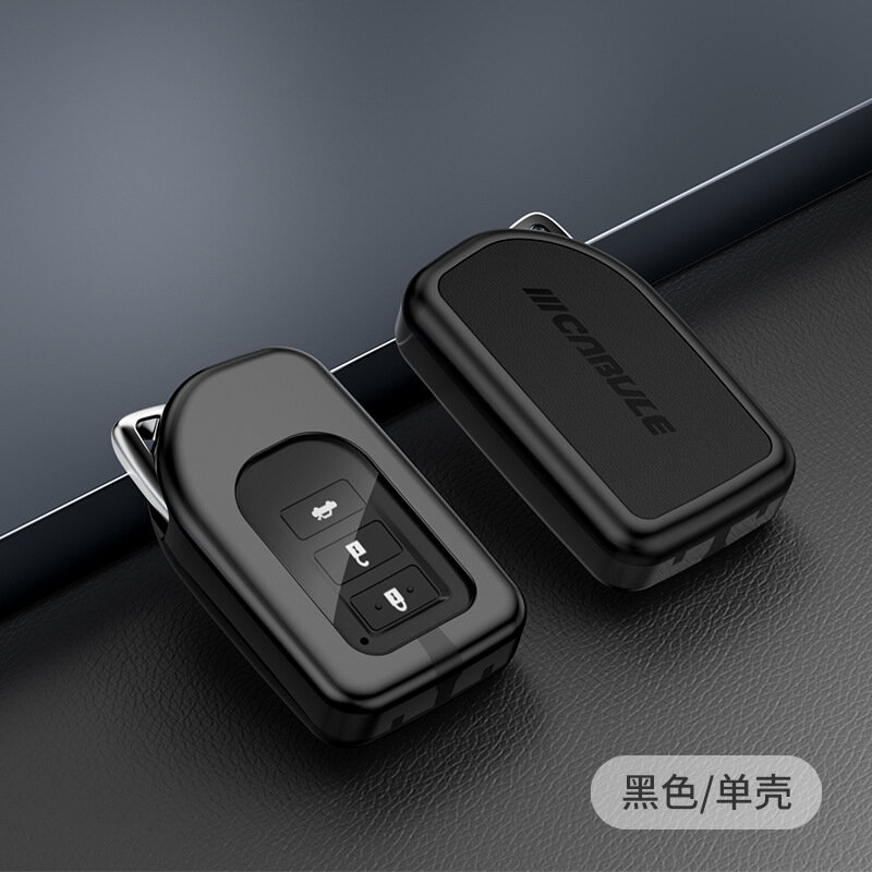 Брелок для ключей, для Lexus ES/NX/LS/LC/UX/RX, кожаный, "все включено", тип А, черный