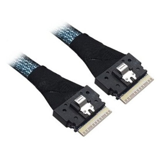 Кабель Amphenol x8 SFF-8654 to 1x8 SFF-8654 (Slim SAS), 0,65м (05-60007-00 / ACD-60007-ZC)