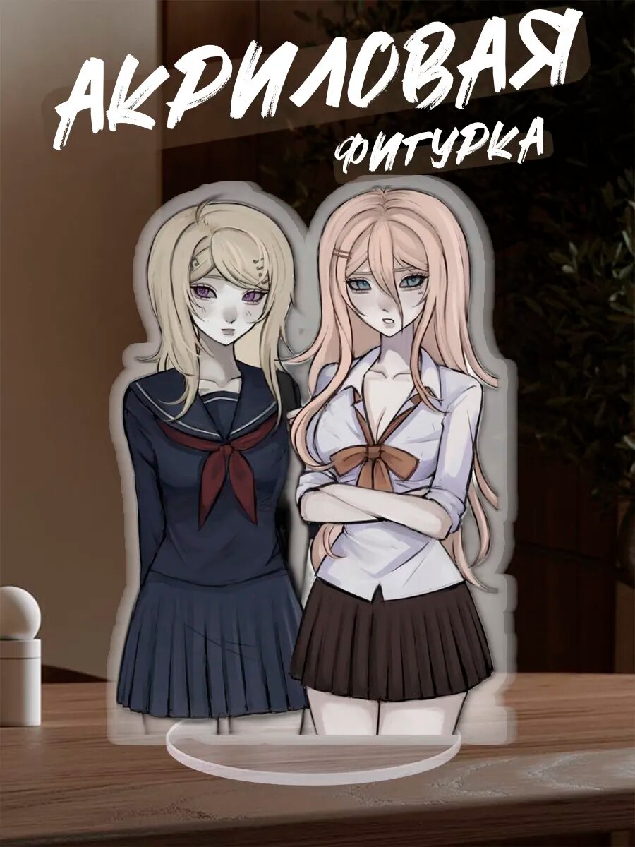 Акриловая фигурка Danganronpa Another Миу и Анджи