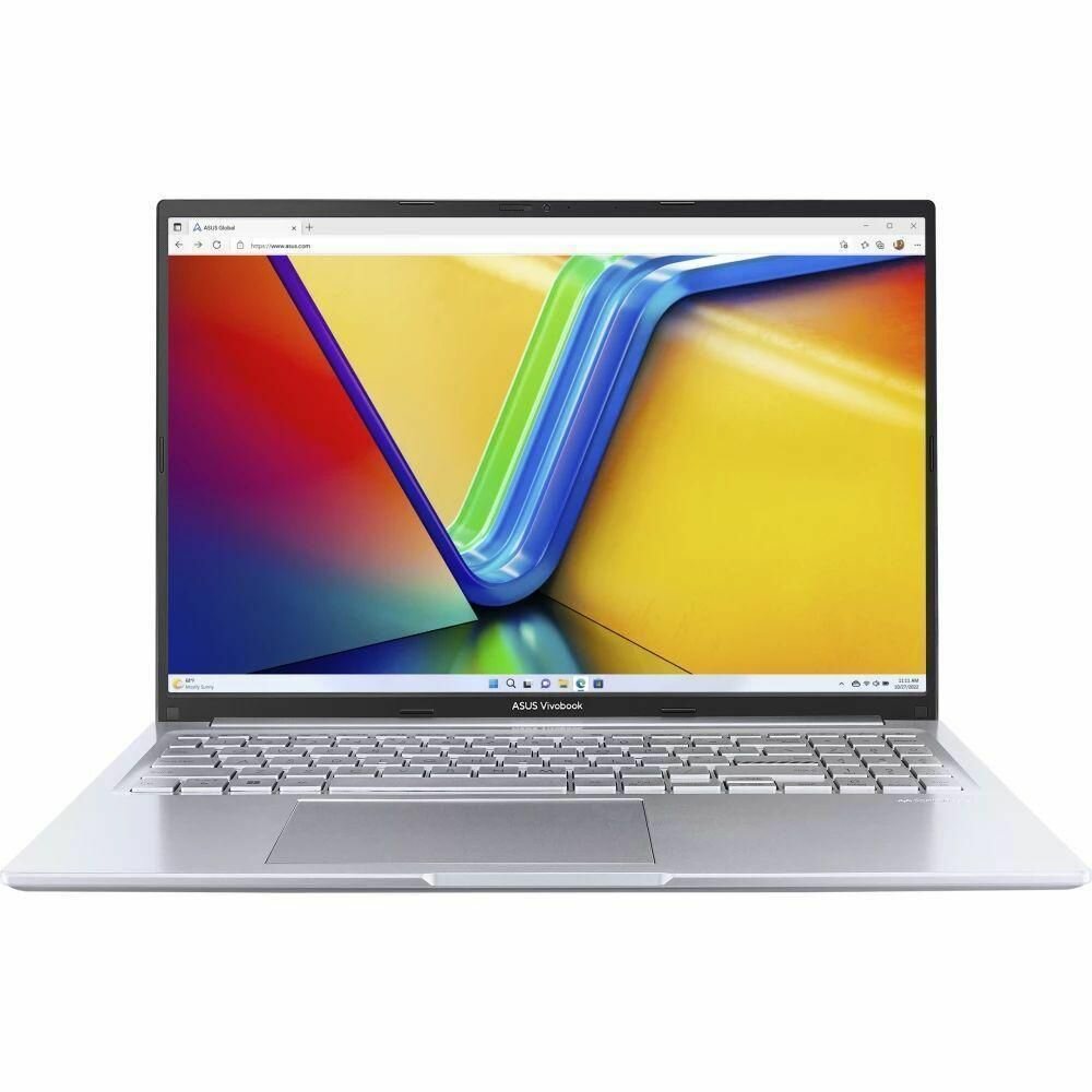 Ноутбук ASUS VivoBook 16 X1605VA 16" (1920x1200) IPS, Intel Core i7-13620H, 16GB DDR4, 1TB SSD, Intel UHD, Без ОС, silver (90NB10N2-M02X50)