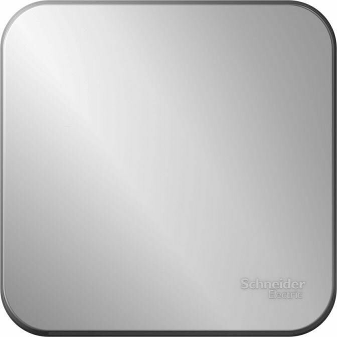 Выключатель о/п 1-клавишный, изол. пл. 10А, 250B, аллюминий, BLANCA, Schneider Electric