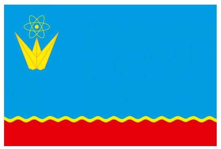 Флаг города Зеленогорск (Красноярский край) 70х105 см