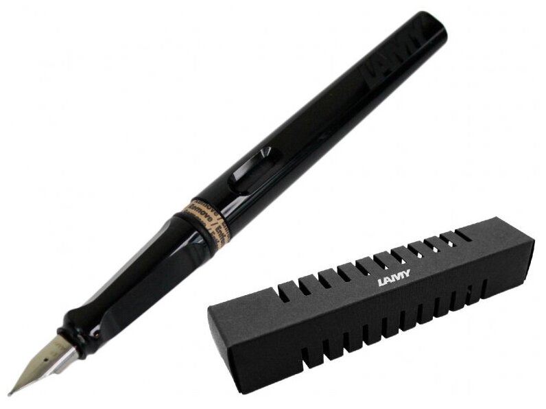 Ручка перьевая Lamy 019 safari, Черный, EF 995533 4000241