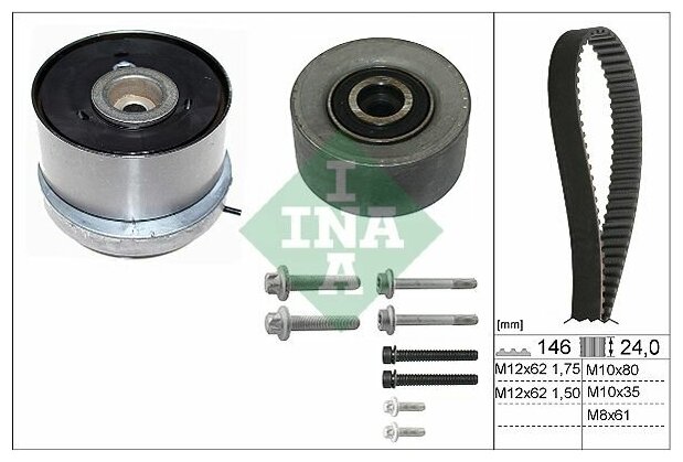 Комплект ремня ГРМ INA 530 0724 10