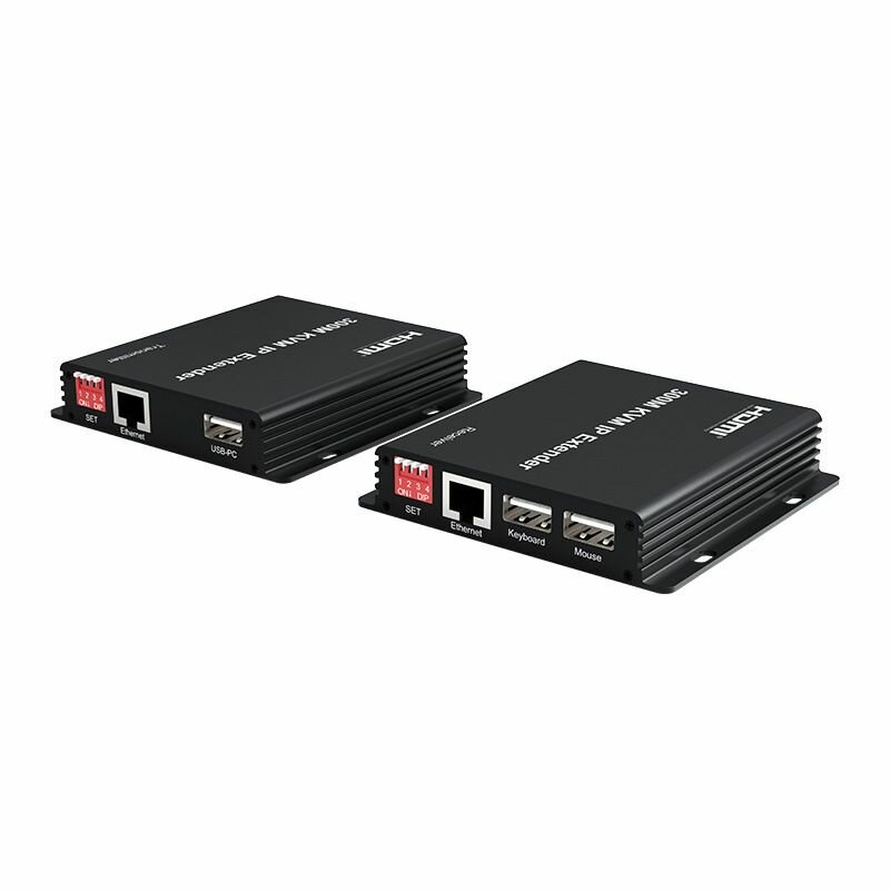 Кабель HDMI KVM Pincheson, IP-передача, 300м, 2 USB+RJ45, Cat6