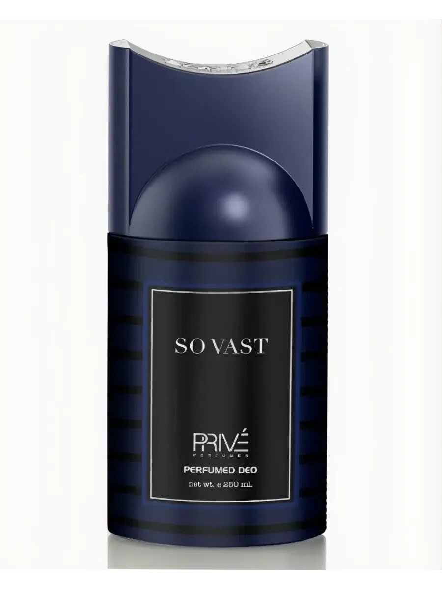 Дезодорант Prive Perfumes SO VAST, спрей, для мужчин, 250 мл