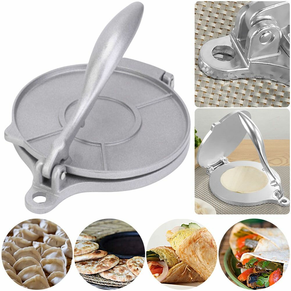Пресс для выпечки, универсальный пресс для теста, материал из алюминиевого сплава, простой в использовании, подарок