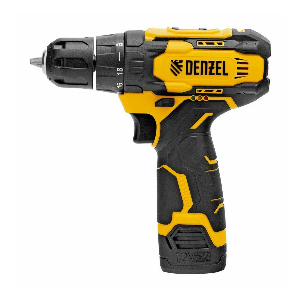 Дрель-шуруповерт Denzel CDQ-12 Yellow