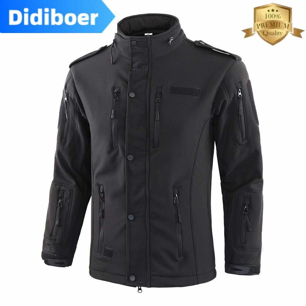 Десять карманов, Куртка SoftShell тактическая для рыбалки и охоты