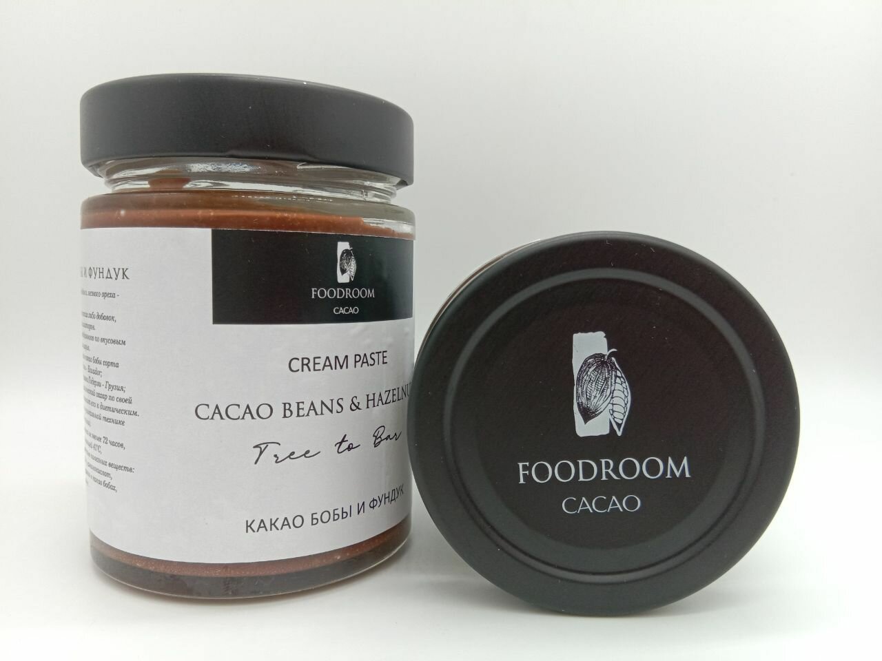 Шоколадная крем паста с Фундуком Tree to Bar FOODROOM CACAO
