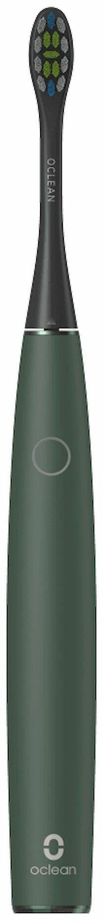 Электрическая зубная щетка Oclean Air 2 зеленый, насадок 1шт, возвратно-вращательное движение головки, источник питания собственный аккумулятор (C01000417)