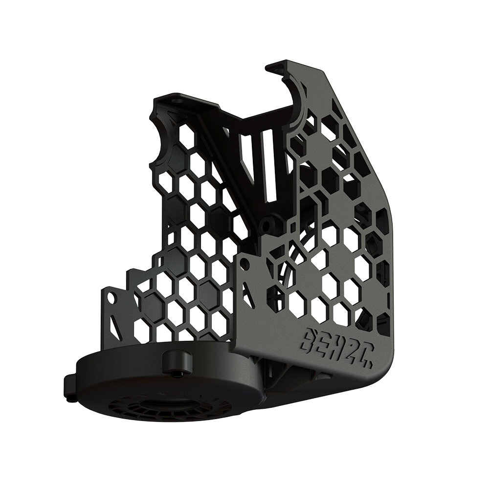 Creality x BEN2C NAUTILUS FAN DUCT-C 360° Circular Cooling Flow для K1C/K1 SE 3D Printer Upgrade Parts, Material PA 12 Nylon(MJF Made), Net Weight 18.5-20.5 g, Gross Weight 140 g, Melting temperature 175°C, Package Dimension 125x125x80 mm, в комплект