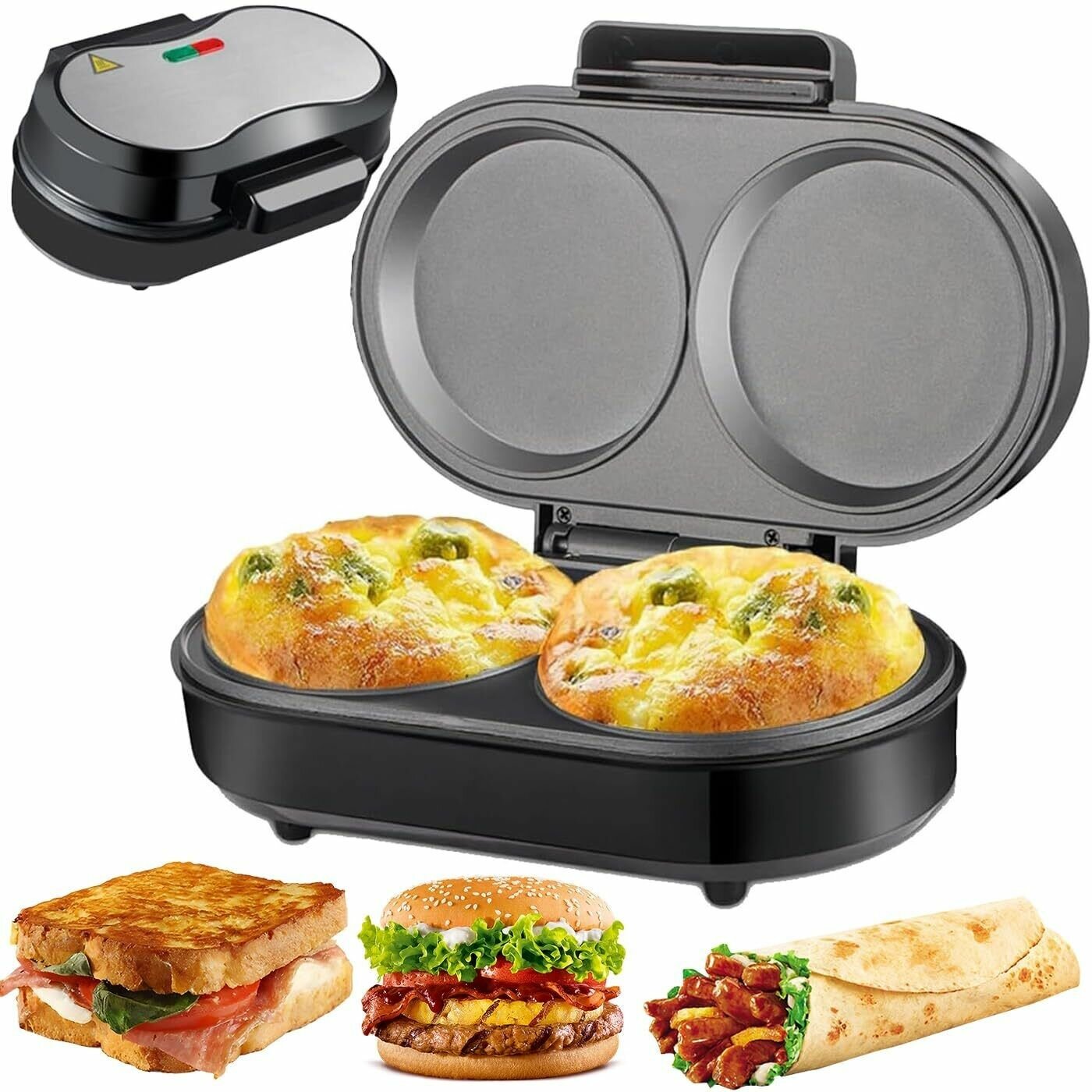 850 Вт Антипригарная Машина Для Приготовления Тортильи С Двойным