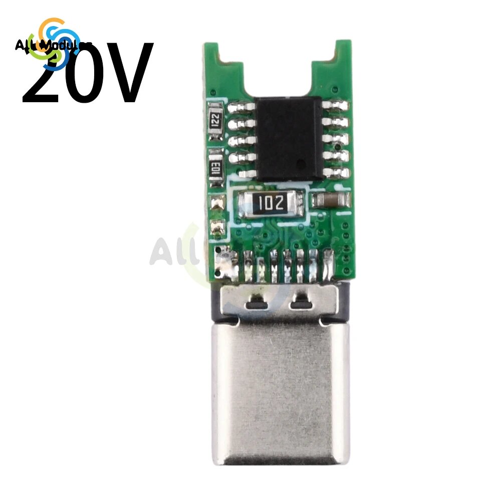 Diymore PD QC 2.0 модуль быстрой зарядки Изумрудный, 20V