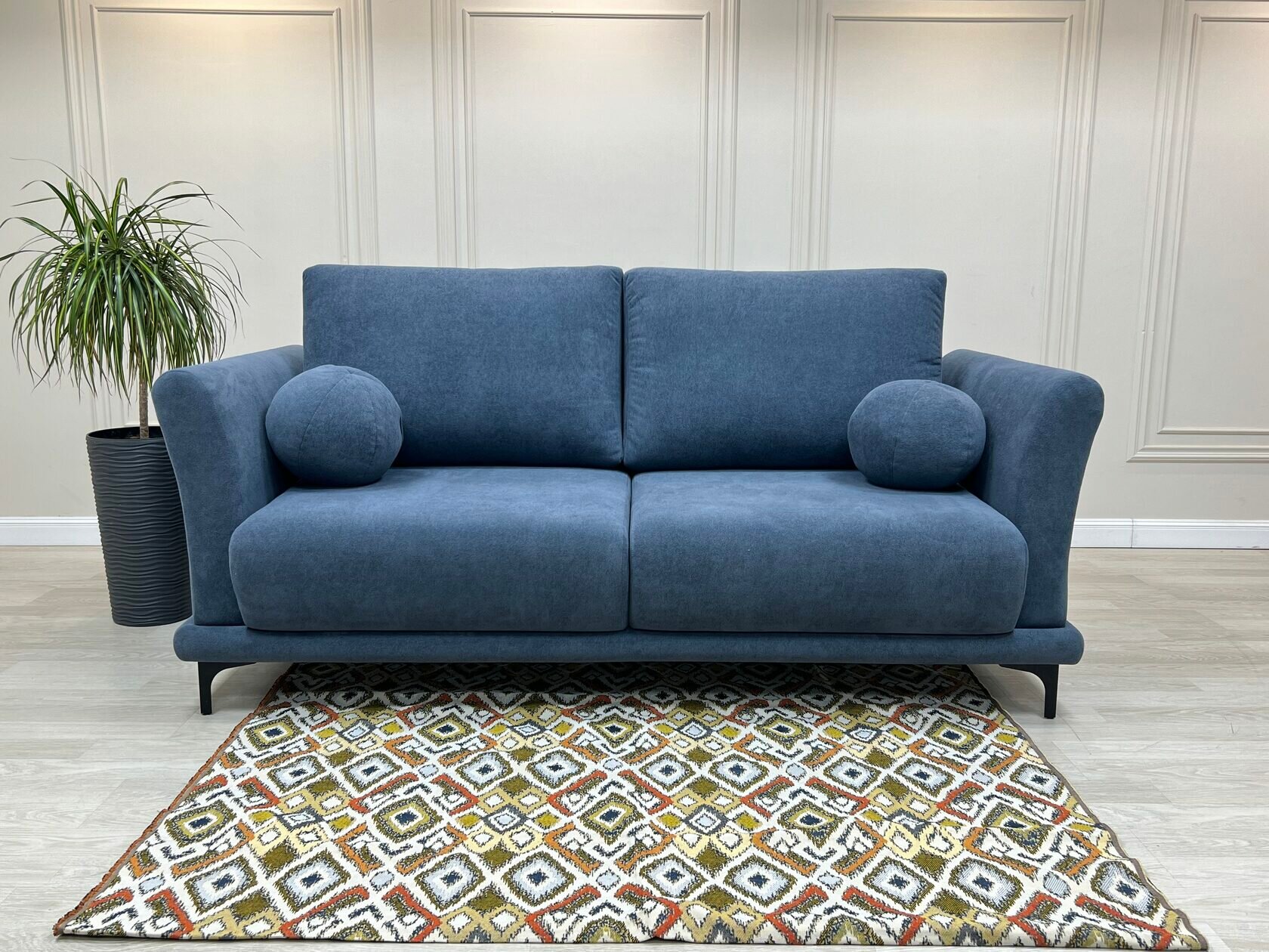 Под заказ Диван-кровать "орландо"195 с двойным механизмом, цвет-синий RELAX NIGHT BLUE