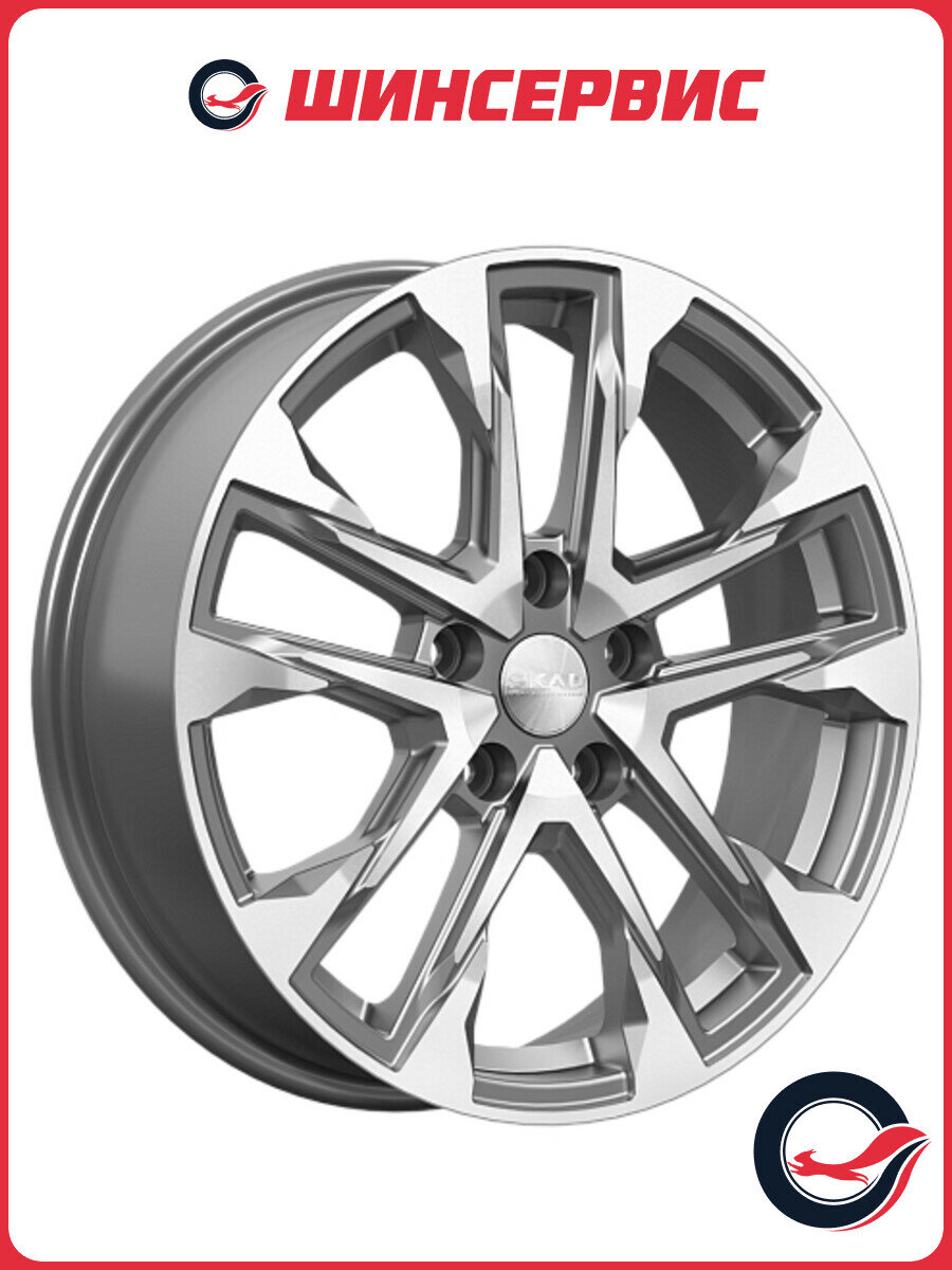 Литой колесный диск Скад Атакор R17x7.0J 5x114.3 ET35 ЦО67.1 для автомобиля