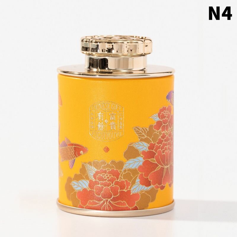 1 шт. Мини пустая жестяная банка для чая бытовая маленькая коробка для упаковки чая