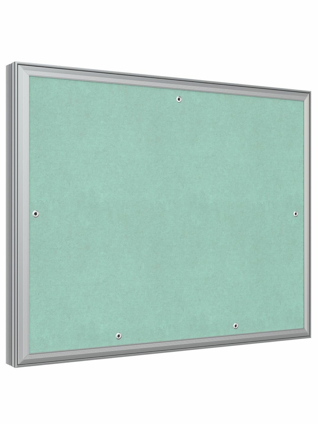 Люк ревизионный D Ceramo Base 500х400 скрыт. монтаж съемный алюминий EVECS