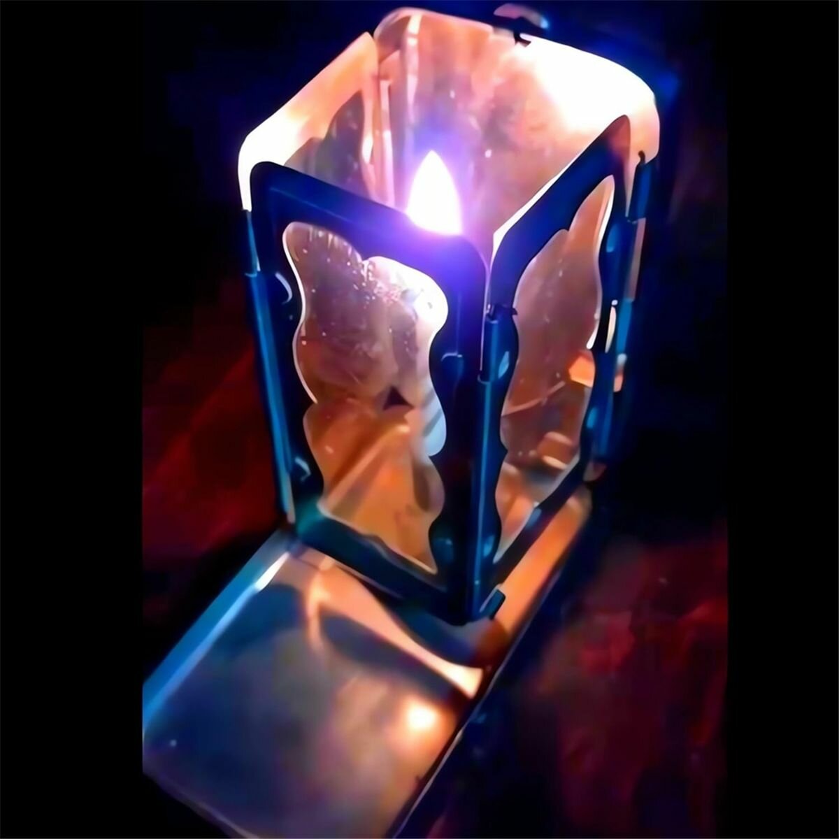 Складная карманная лампа-свеча Винтажная маленькая карманная лампа-свеча