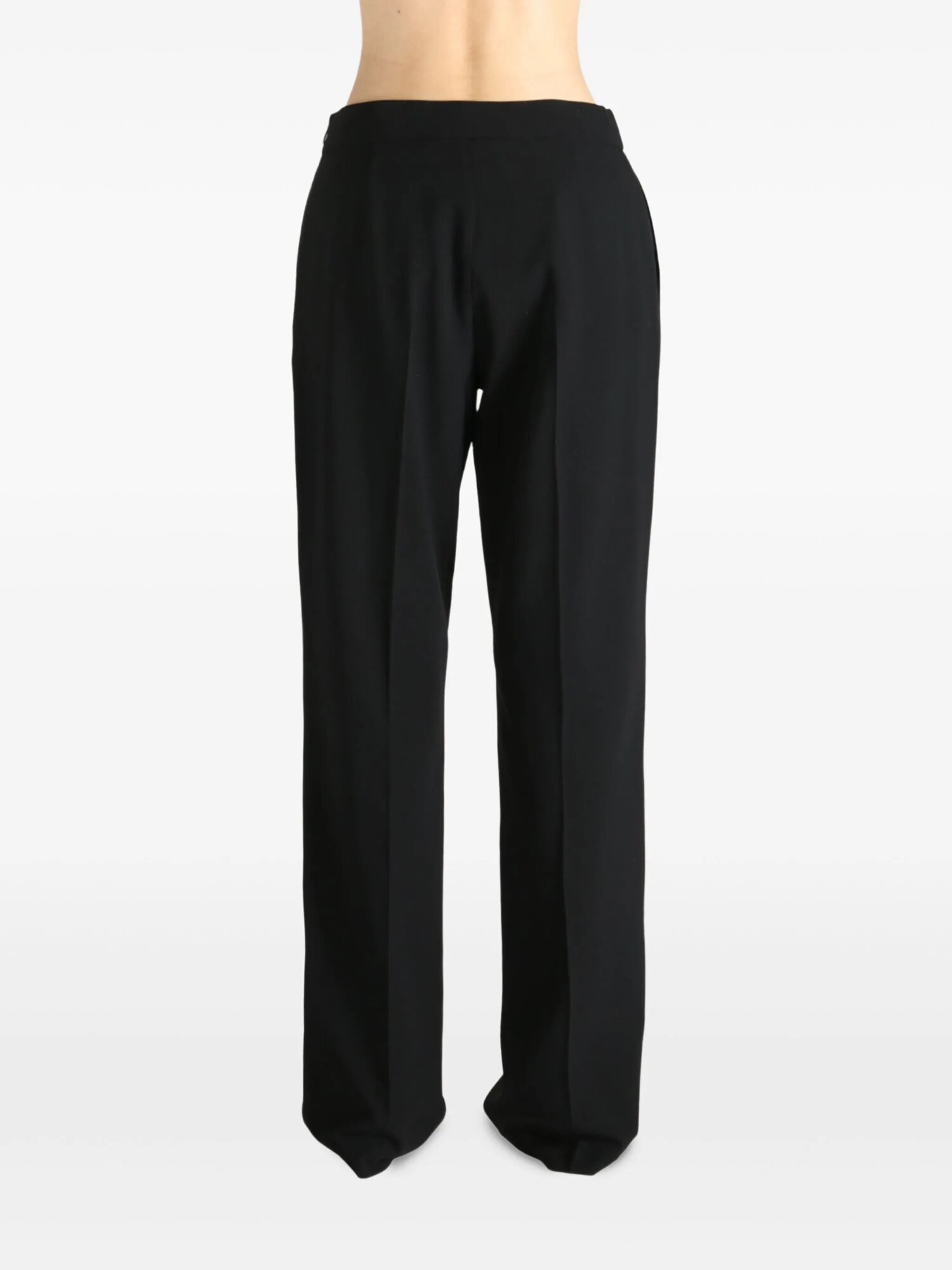 Брюки THE ROW Knitted trousers, размер 6, black/black — фото 1