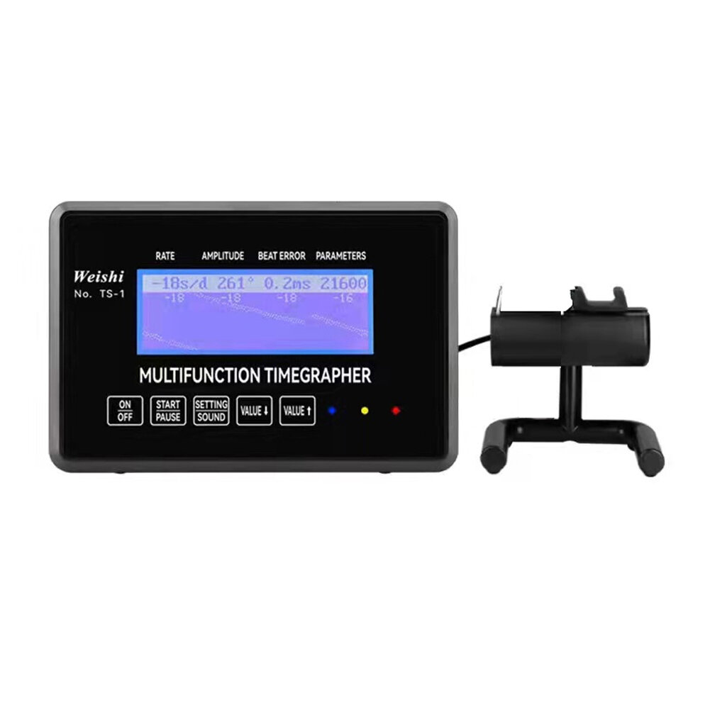WeiShi 100 ~ 240 В Механические часы Таймер Отклонение скорости Амплитуда поляризации Угол подъема Циклический тест Многофункциональный калибровочный инструмент Сенсорный экран Домашний магазин часов Ремонт Универсальный инструмент