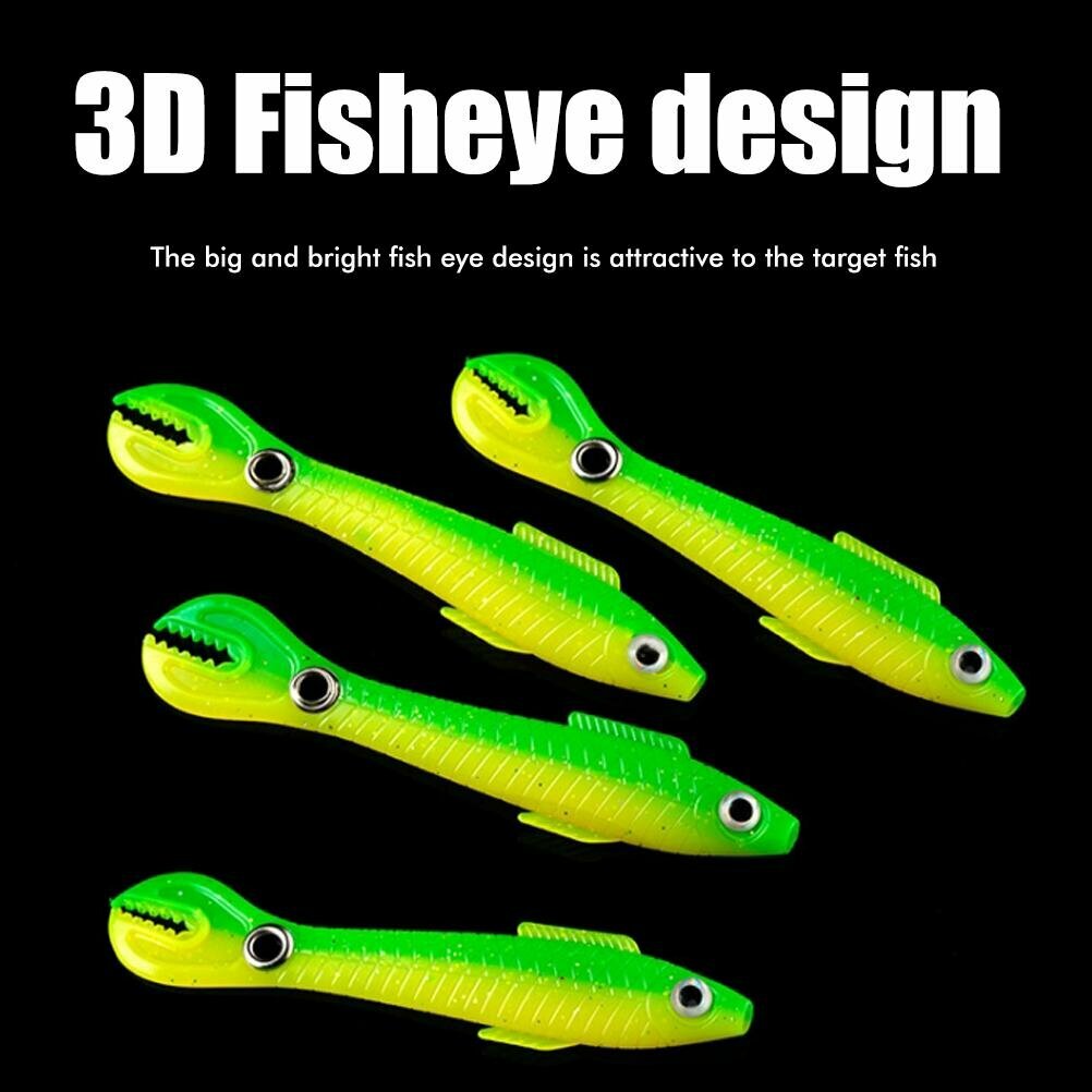 5 шт, 10 см, 6 г, мягкие рыболовные приманки, бионический вьюн, мягкая приманка, мягкие весла, хвост, рыболовные приманки для плавания, приманки для окуня форели