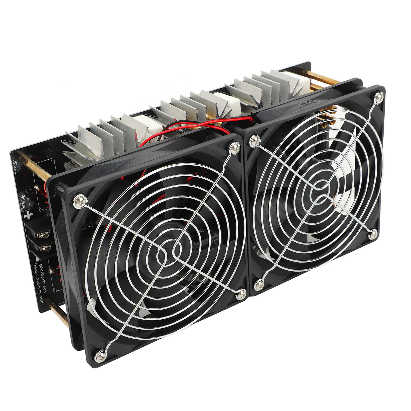 Индукционный нагреватель мощностью 2500 Вт. Высокочастотный модуль индукционного нагрева низкого напряжения. Нагреватель с обратноходовым приводом, 12 В‑48 В, с латунным кольцом.