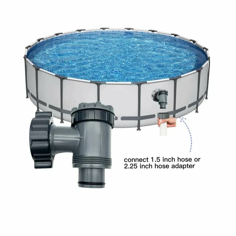 Плунжерный клапан, кран для бассейна (38 мм), PH(H2)510ASS18