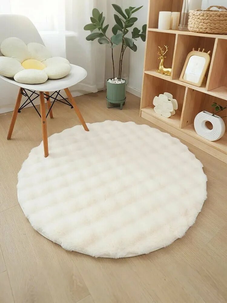 Коврик прикроватный чистый цвет, 1.2 x 1.2 м