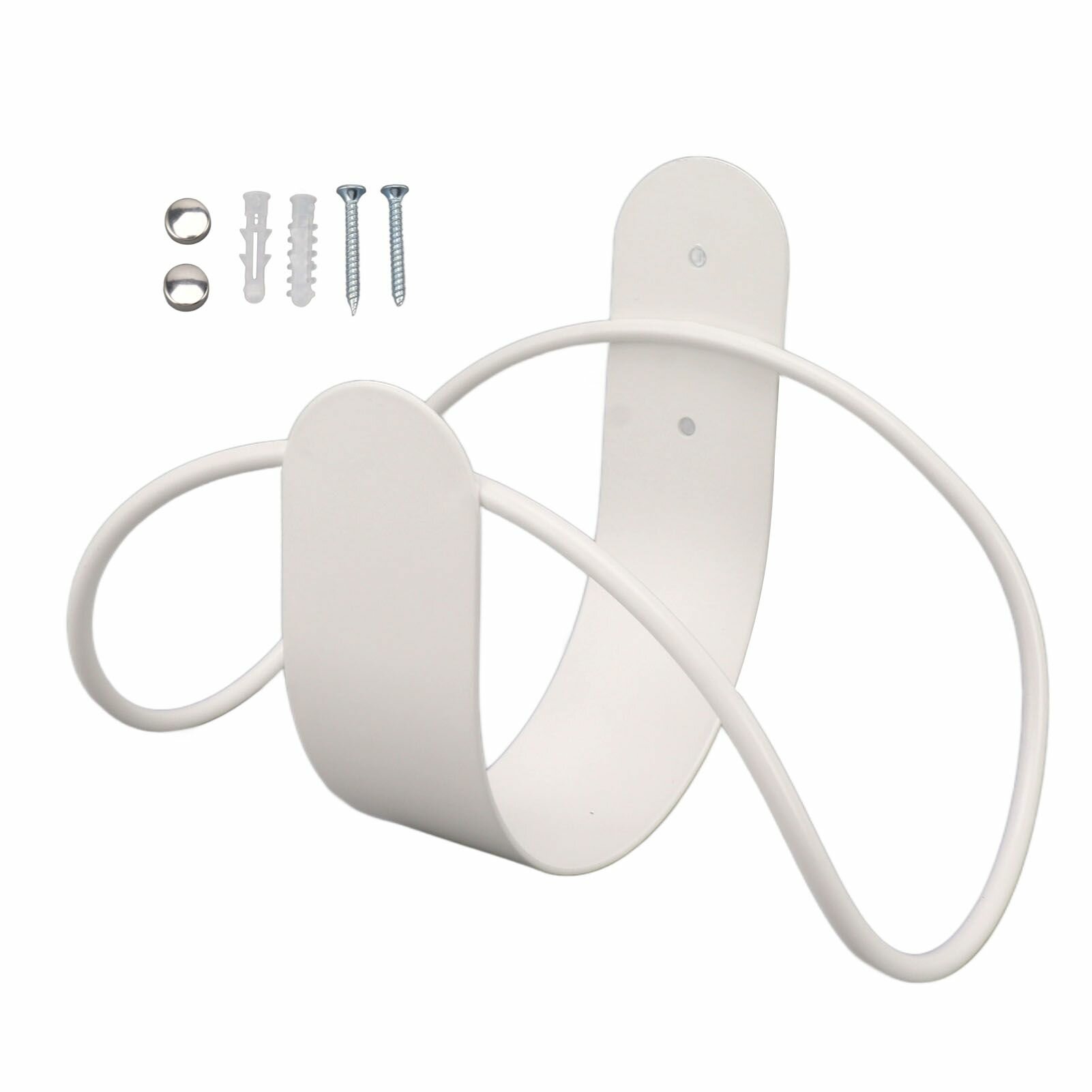 Кронштейн для шланга из нержавеющей стали, настенное крепление, белый