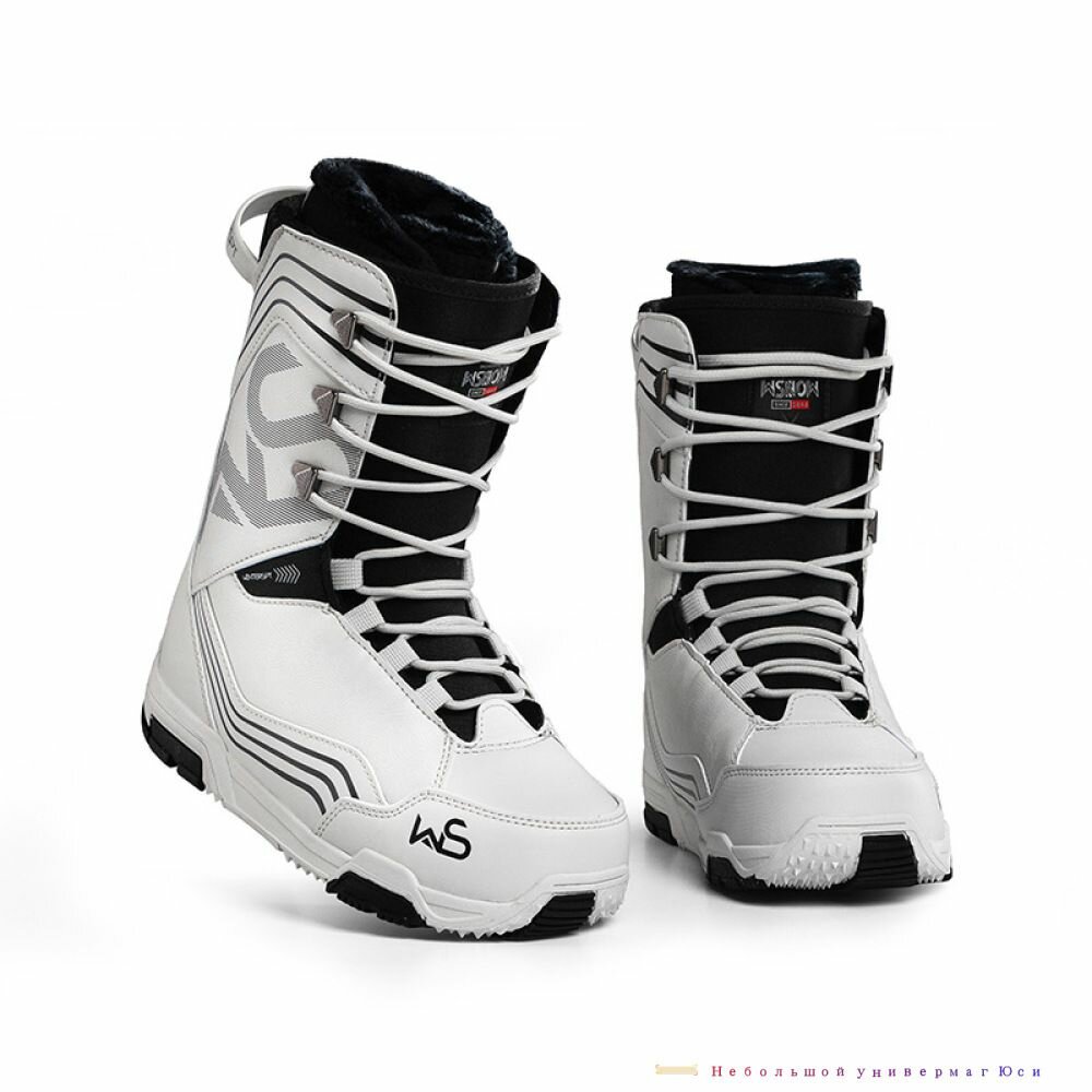 Сноубордические ботинки WS, лыжные ботинки с плоским рисунком.