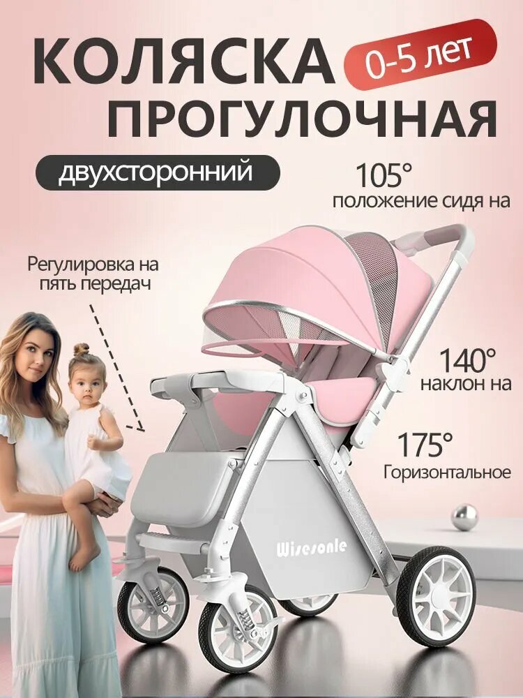 Двунаправленная, сидячая или лежачая, с высоким ландшафтом, коляска