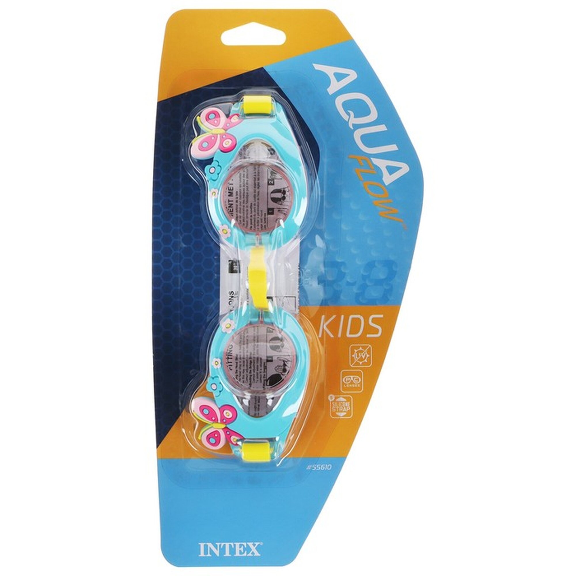 Очки INTEX, для плавания, от 3 до 8 лет, обхват 48-52 см, цвет микс