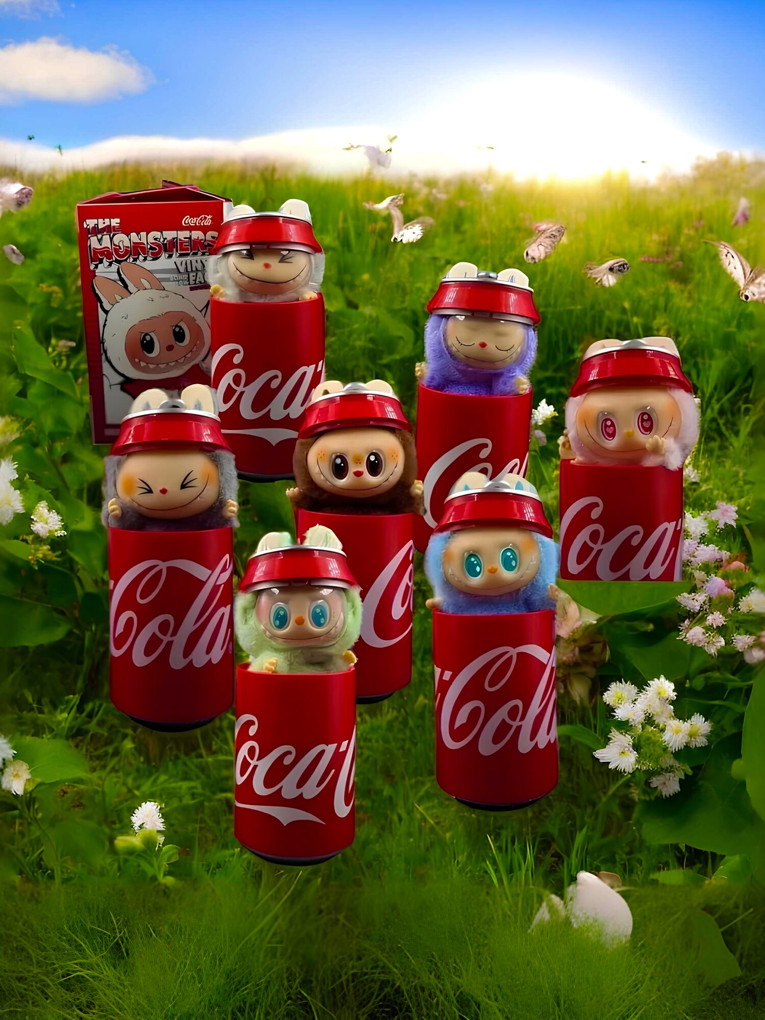 Лабубу в банке/ Игрушки лабубу / Лабуба / Лабубу Фигурка Монстров / цвет сюрприз 19см