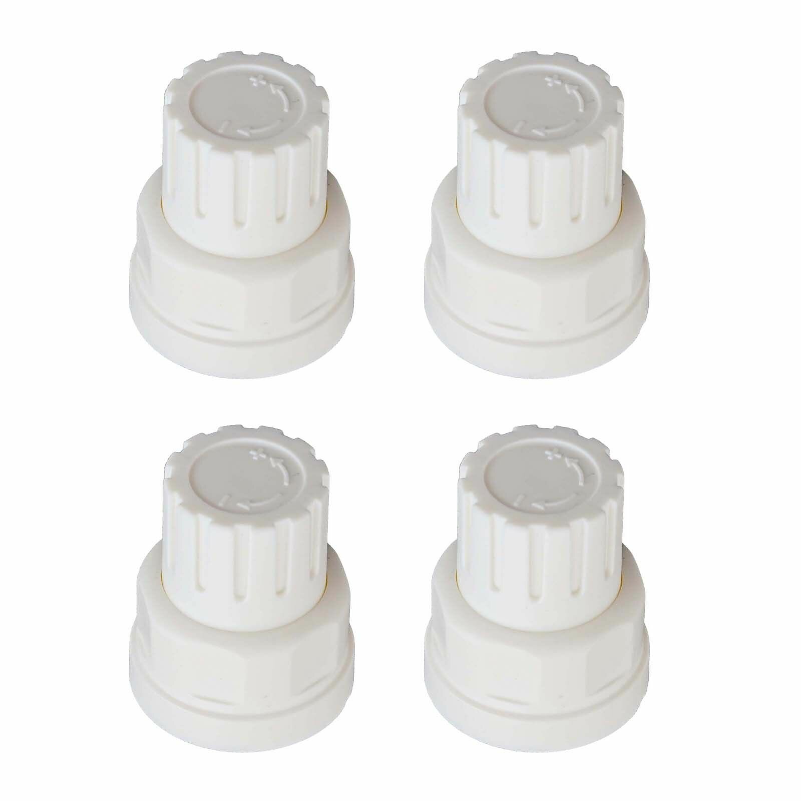 Аксессуары Для Ручного Переключателя Коллектора Напольного Отопления 4шт Белая Ручка