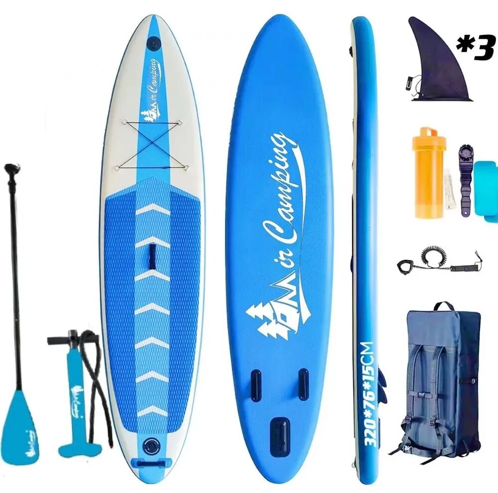 Сапборд надувной MirCamping Inflatable SUP 320*76*15 CRT-138 Blue