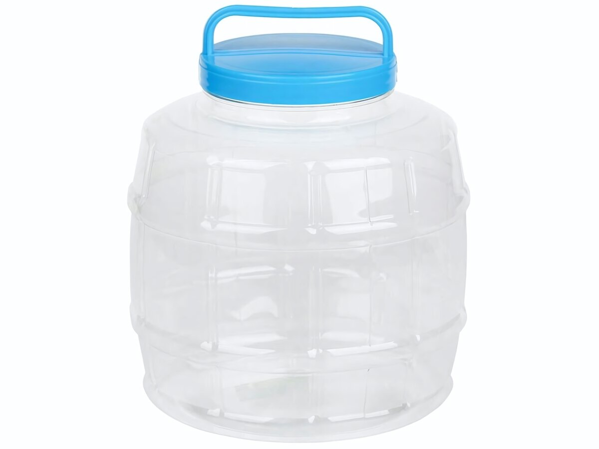 Бидон 5л ПЭТ с завинчивающейся крышкой, удобная тара для хранения