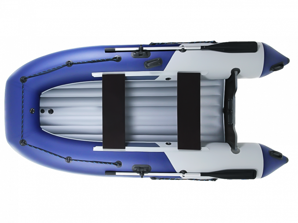 Надувная лодка НДНД Grouper 310 (серо-светлосиний)