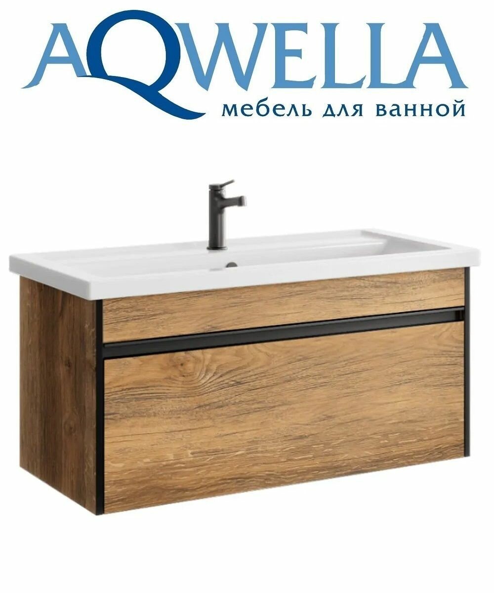 Тумба под раковину Aqwella Urban 100 Дуб балтийский