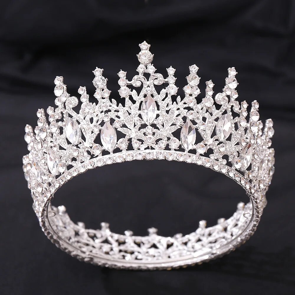 Хрустальная корона Urbanlife Серебряный, as pic