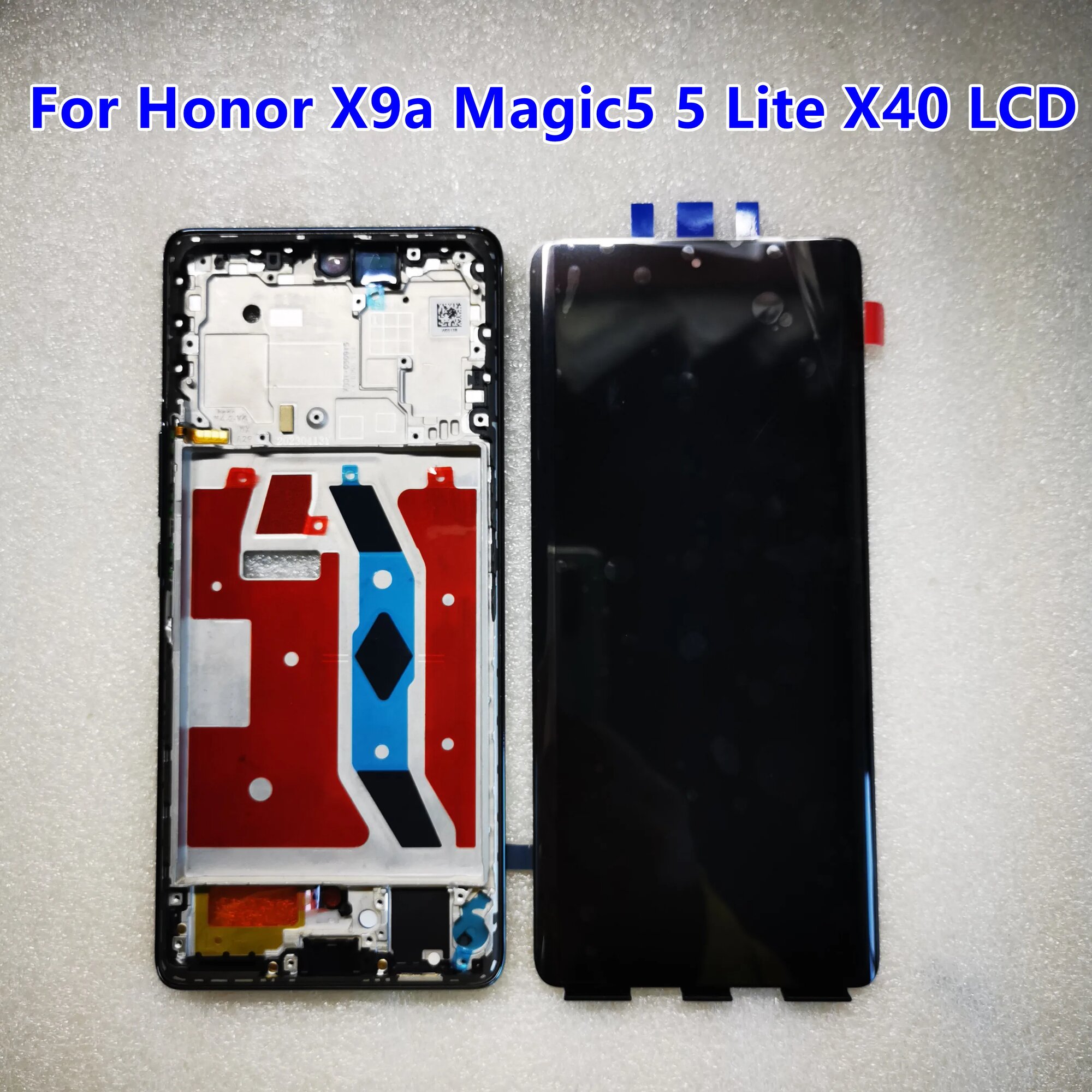 Протестированный 6,67-дюймовый AMOLED-дисплей для Honor X9a RMO-NX1 X40 Magic 5 Lite, сенсорный ЖК-экран с дигитайзером для Honor Magic5 lite RMO-NX3
