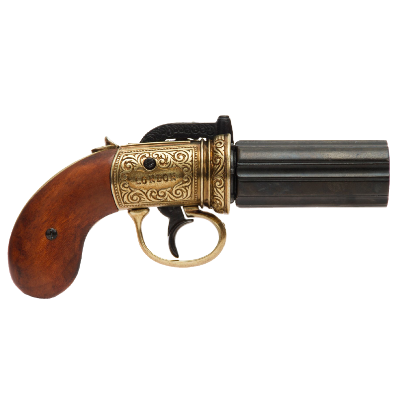 Револьвер Пепербокс 6 стволов, Англия, 1840 г (сувенирный) KSVA-DE-5071