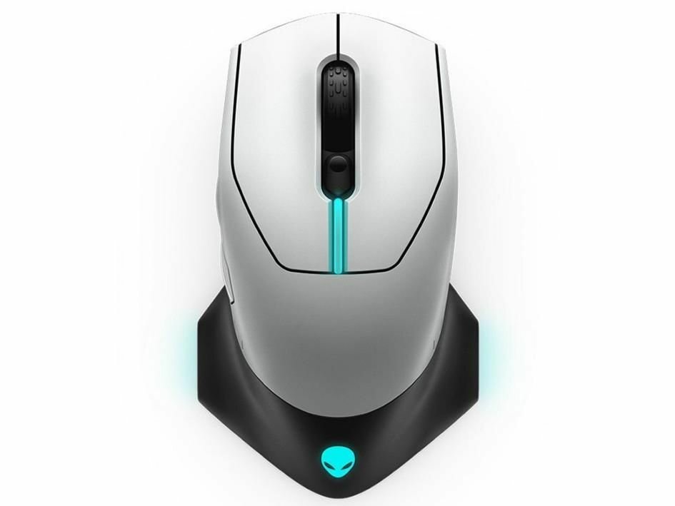 Alienware AW610M-white USB Компьютерная игра с беспроводной мышью