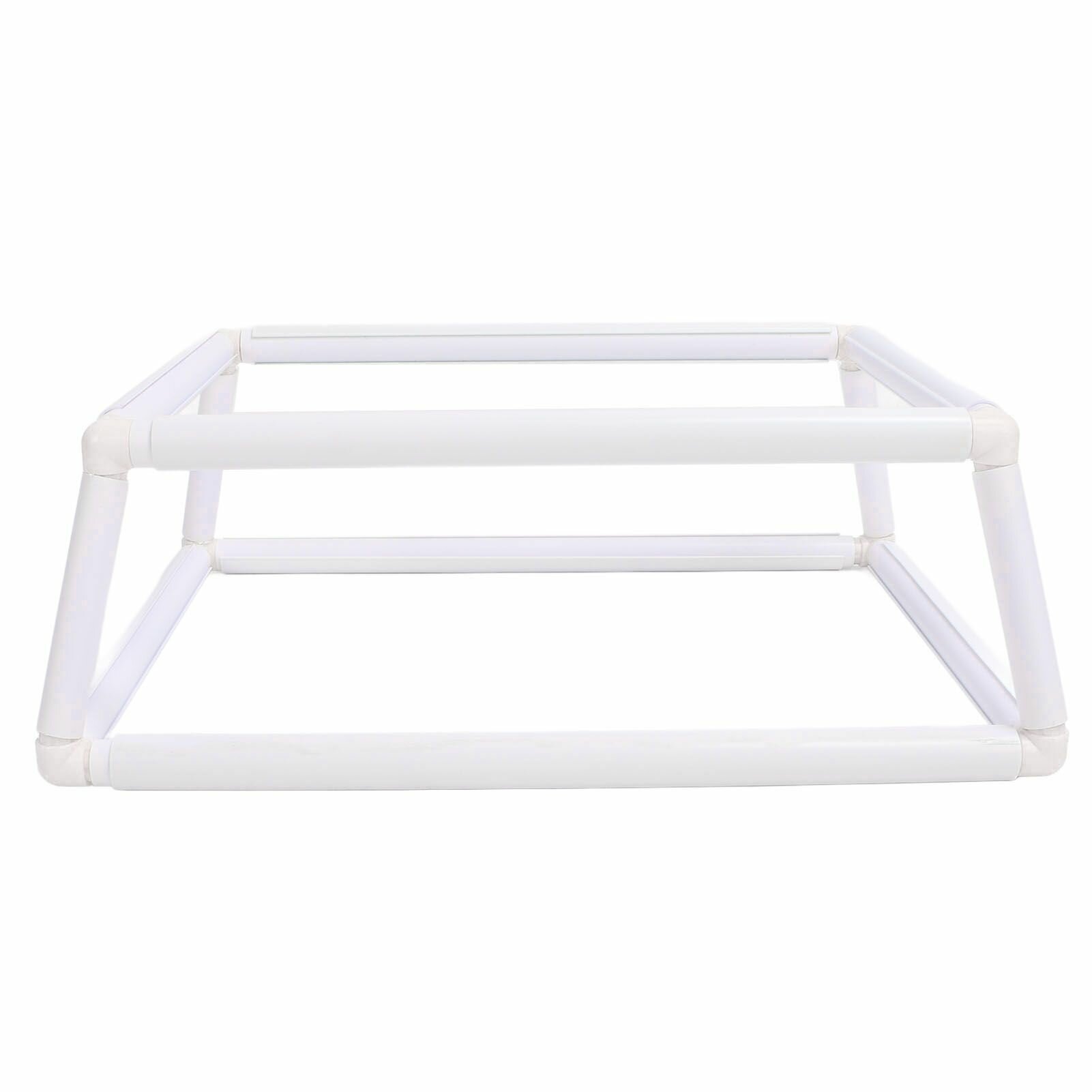 Держатель для пялец для вышивки крестом, двухслойный, зажимной, пластиковый, ручная стойка для пялец для рукоделия, белый