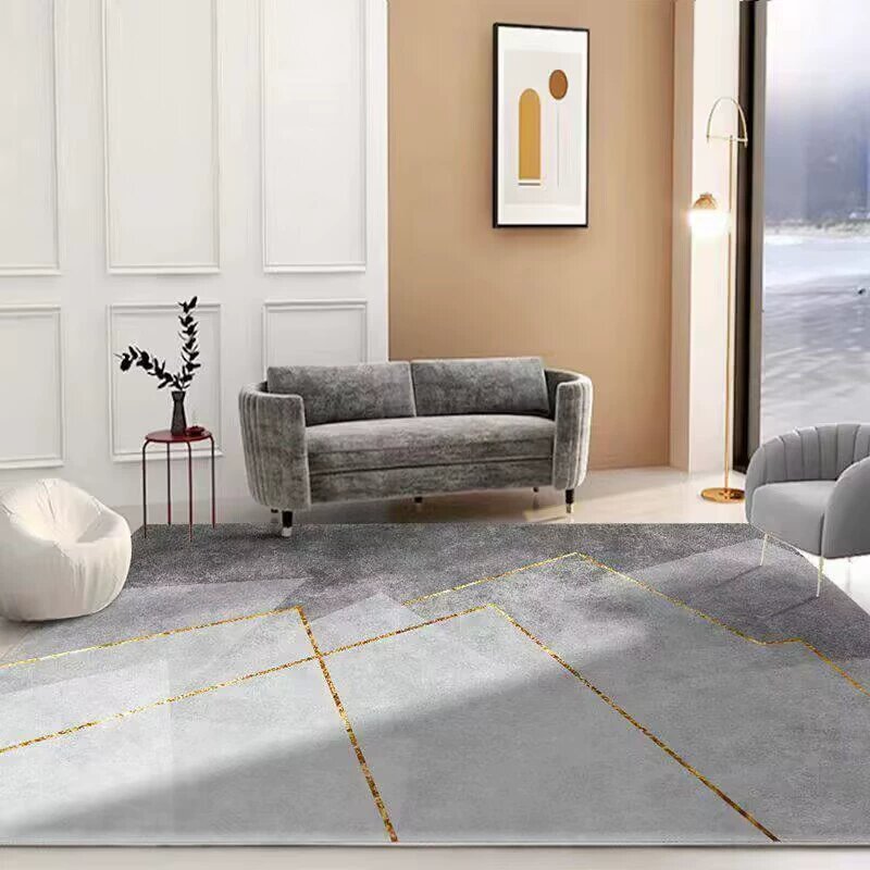 Ковер, ручная работа, противоскользящий, геометрический рисунок, 1,8 х 1,2 м