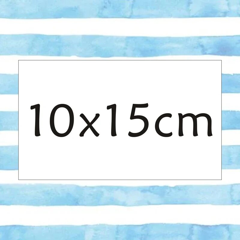 Персонализированные открытки спасибо 100 штук Голубой, 10x15cm 12pcs