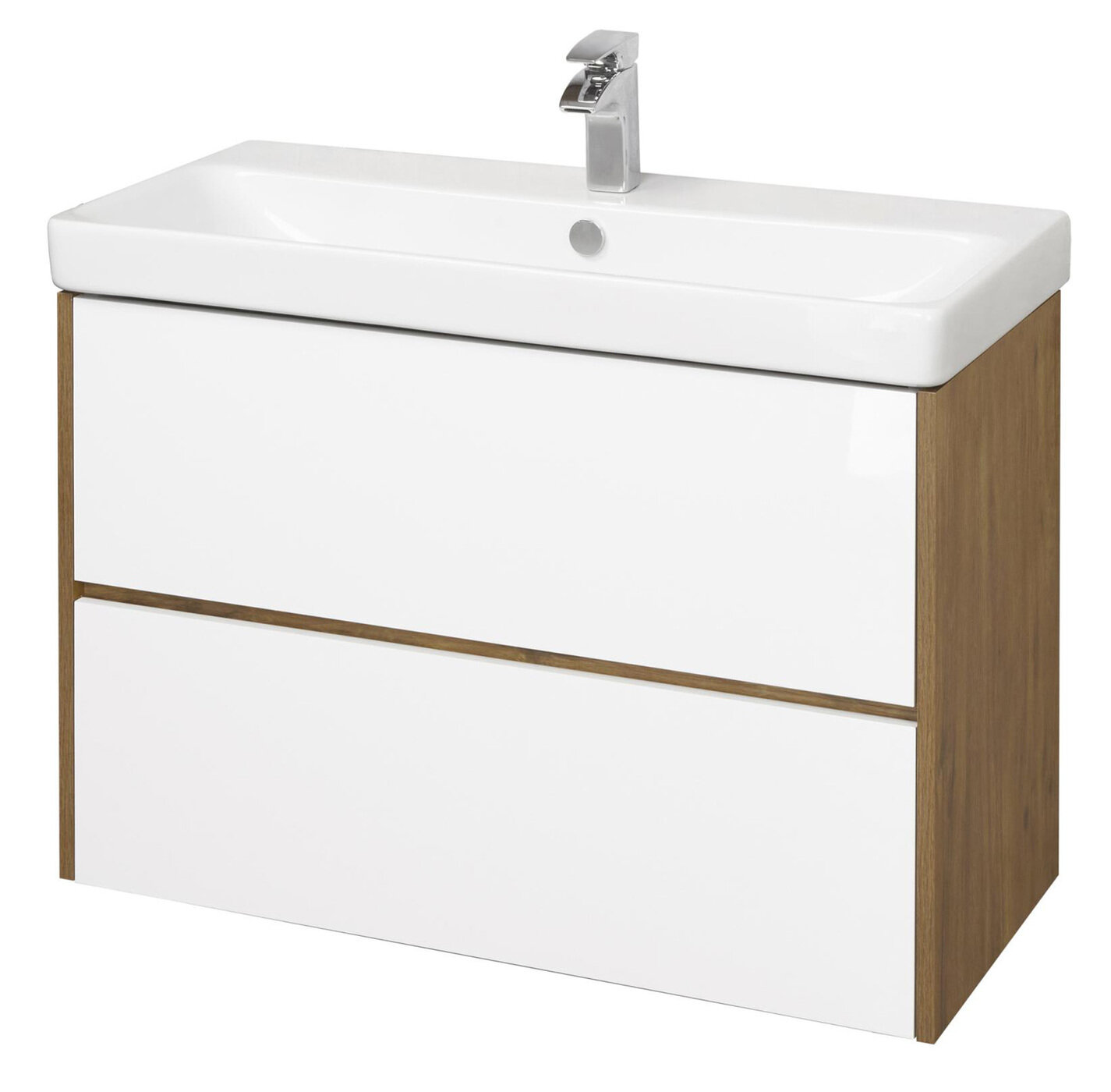 Тумба с раковиной Акватон Сканди 90 1A2519K0SDZ90 дуб рустикальный