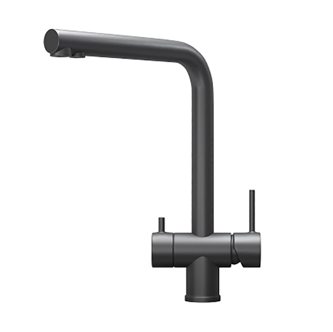 Смеситель для кухни Granula Kitchen space KS-7011 графит матовый