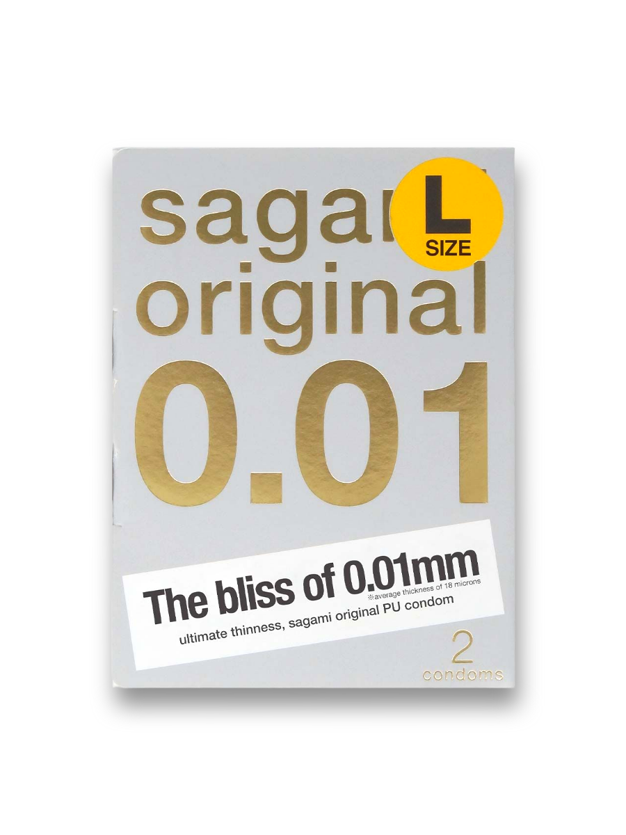 Sagami Original 0.01 L-size - 2 шт. Презервативы полиуретановые 0.01 мм